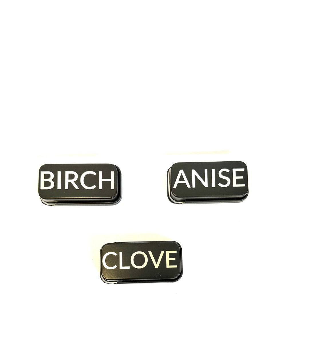 Engraved 3 Pack Magnetic Metal Sliding Tin Scent Vessel | Nose Work ...