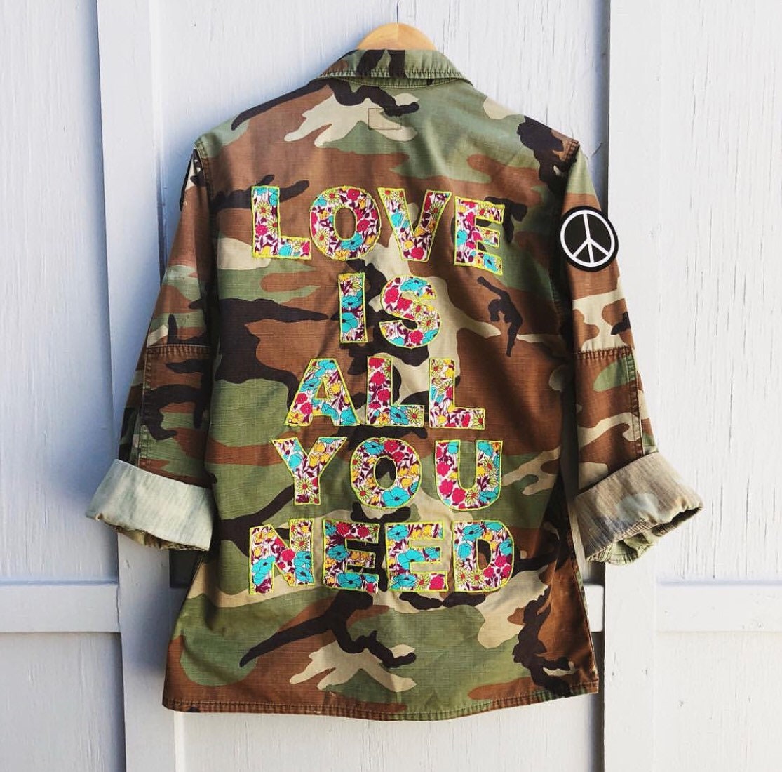 MADE TO ORDER | Custom Repurposed Army Jacket - Etsy