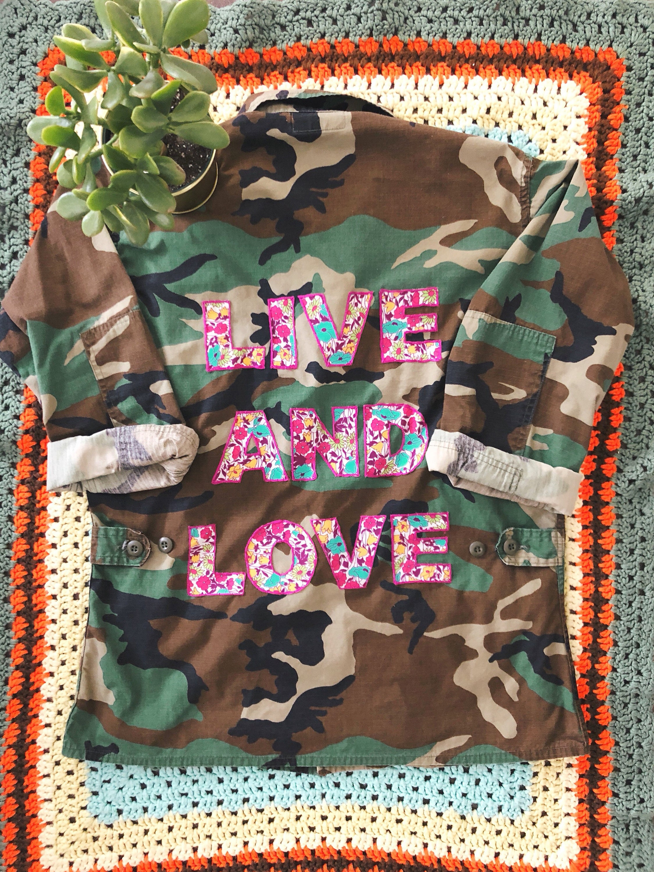 MADE TO ORDER | Custom Repurposed Army Jacket - Etsy