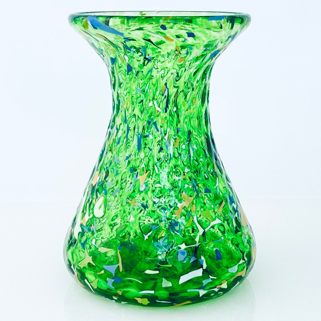 Handblown Glass Vase - Etsy
