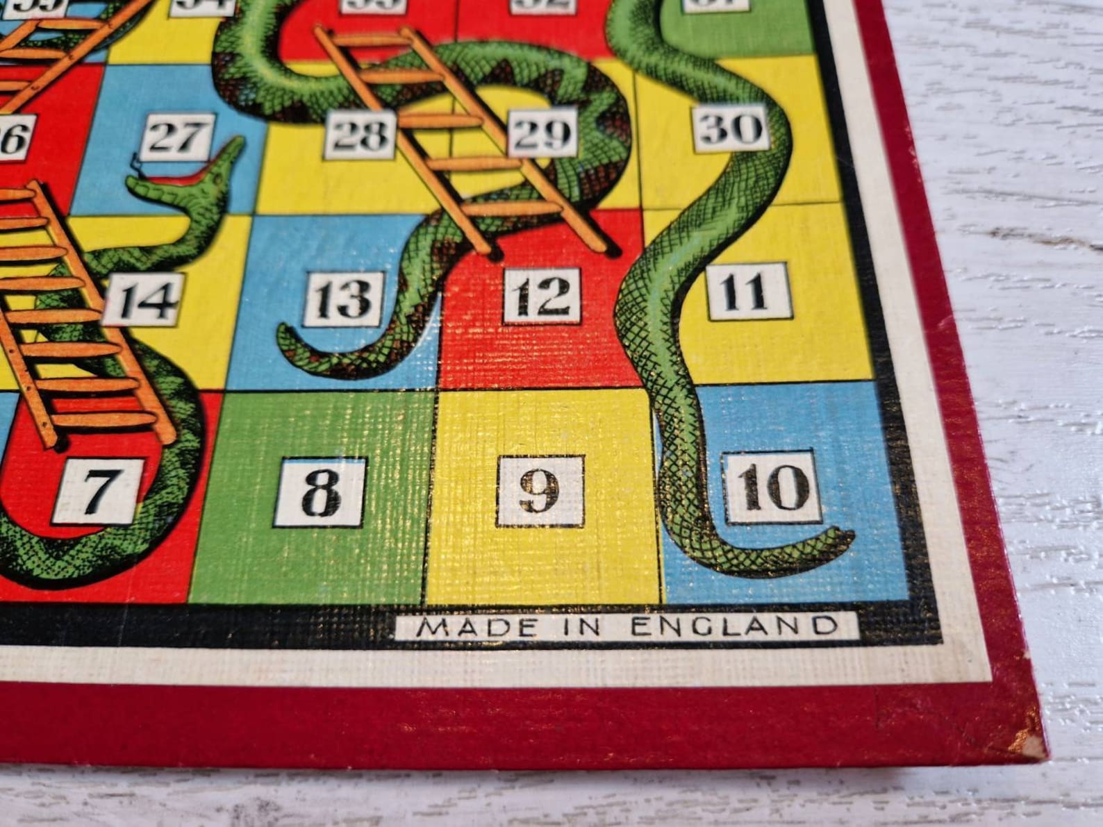 Vintage Snakes and Ladders Board Game. Harlesden Series - Etsy UK