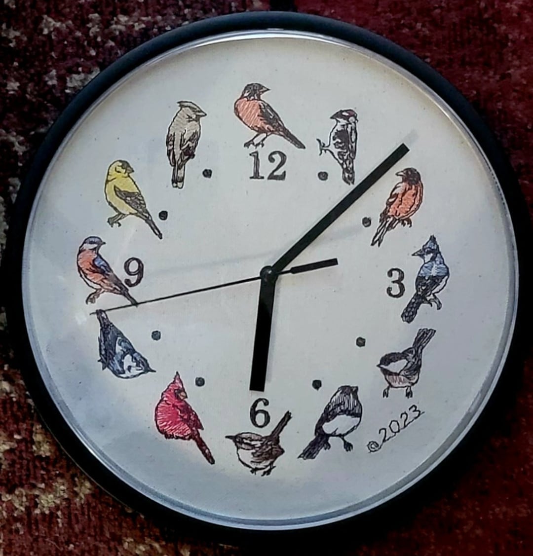 Bird Clock - Etsy