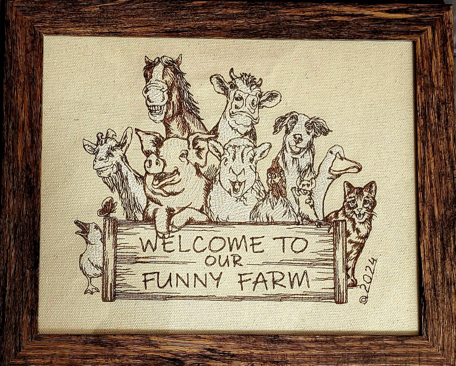 Welcome to Our Funny Farm - Etsy