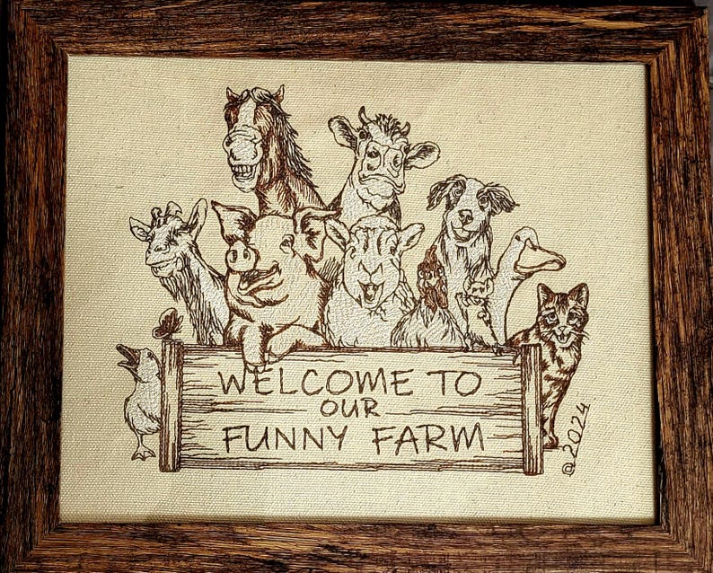 Welcome to Our Funny Farm - Etsy