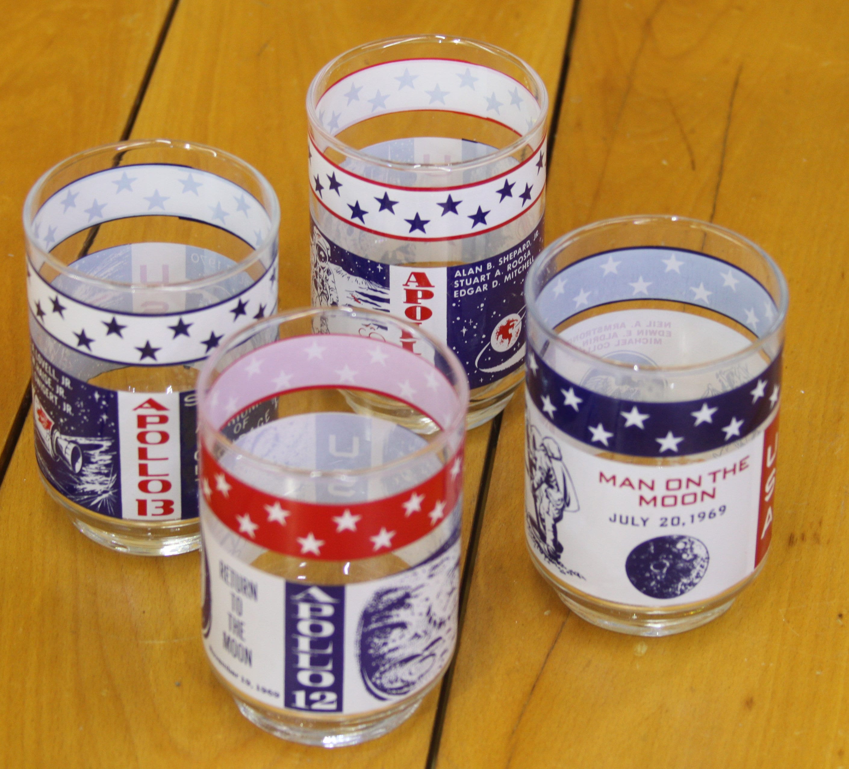 Full Set of Libbey Apollo Mission Glasses - Etsy