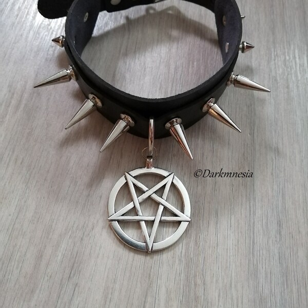 Pentagram Choker - Etsy