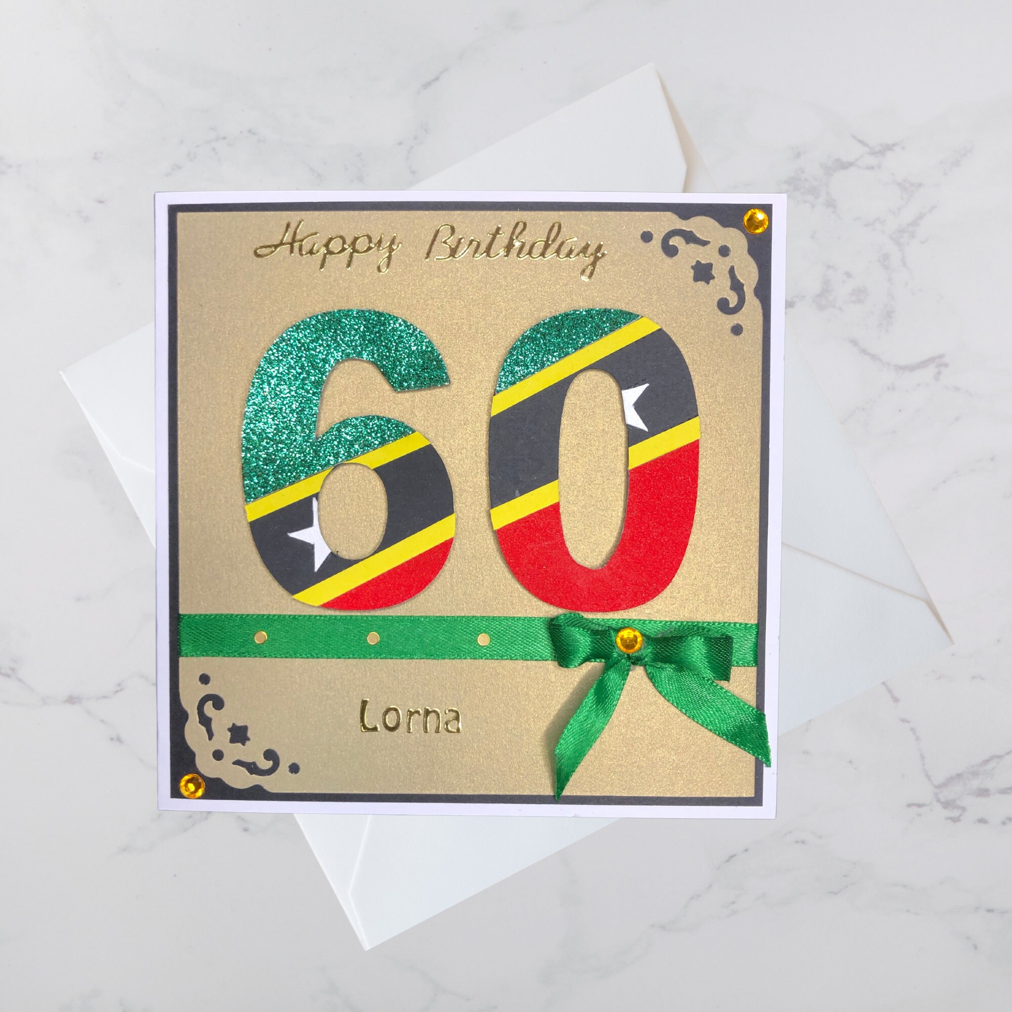 Handmade Personalised World Flags Birthday Cards: Milestone Cultural ...