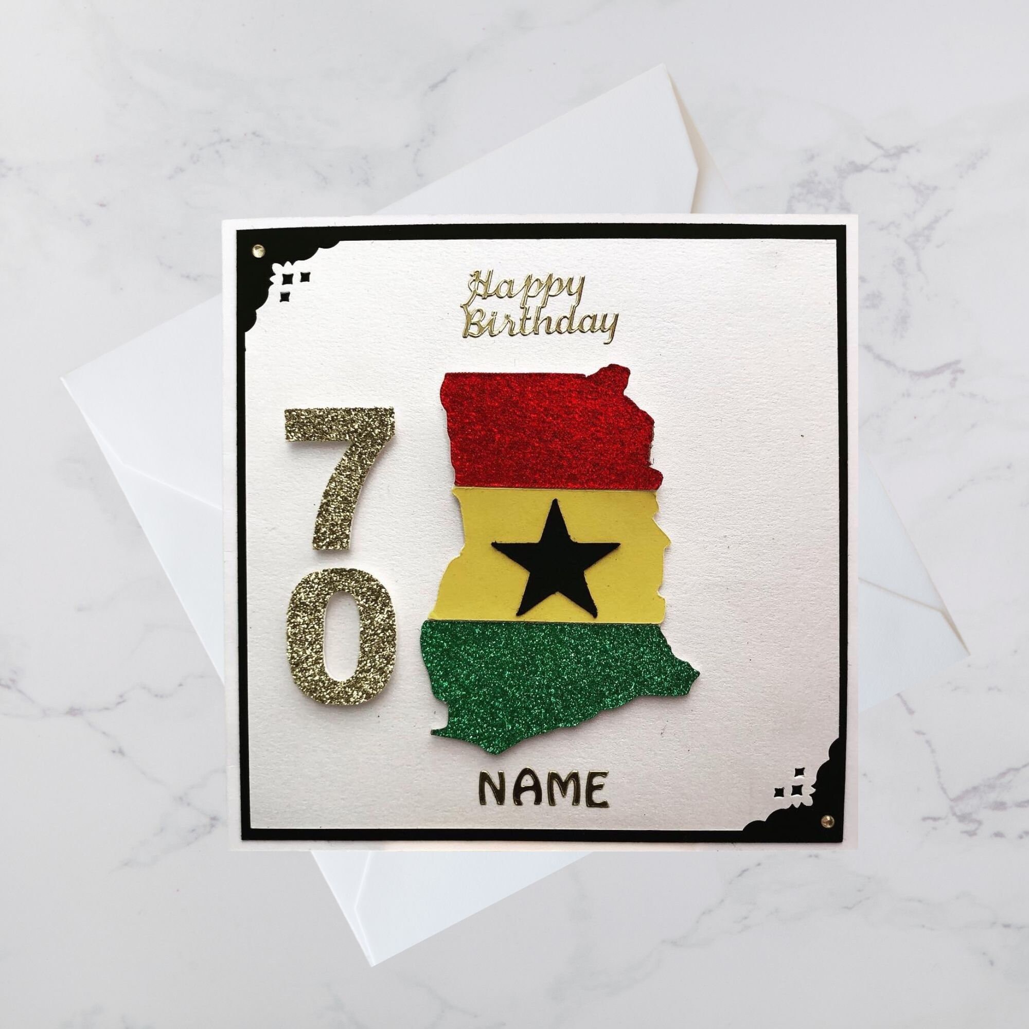 Handmade Personalised World Flags Birthday Cards: Milestone Cultural ...