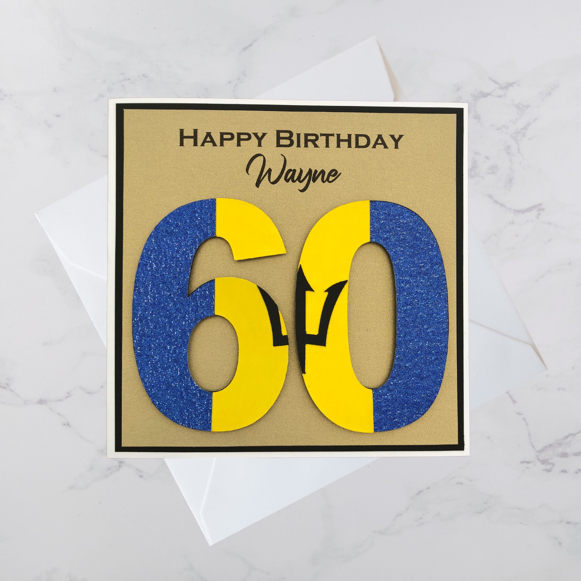 Handmade Personalised World Flags Birthday Cards: Milestone Cultural ...