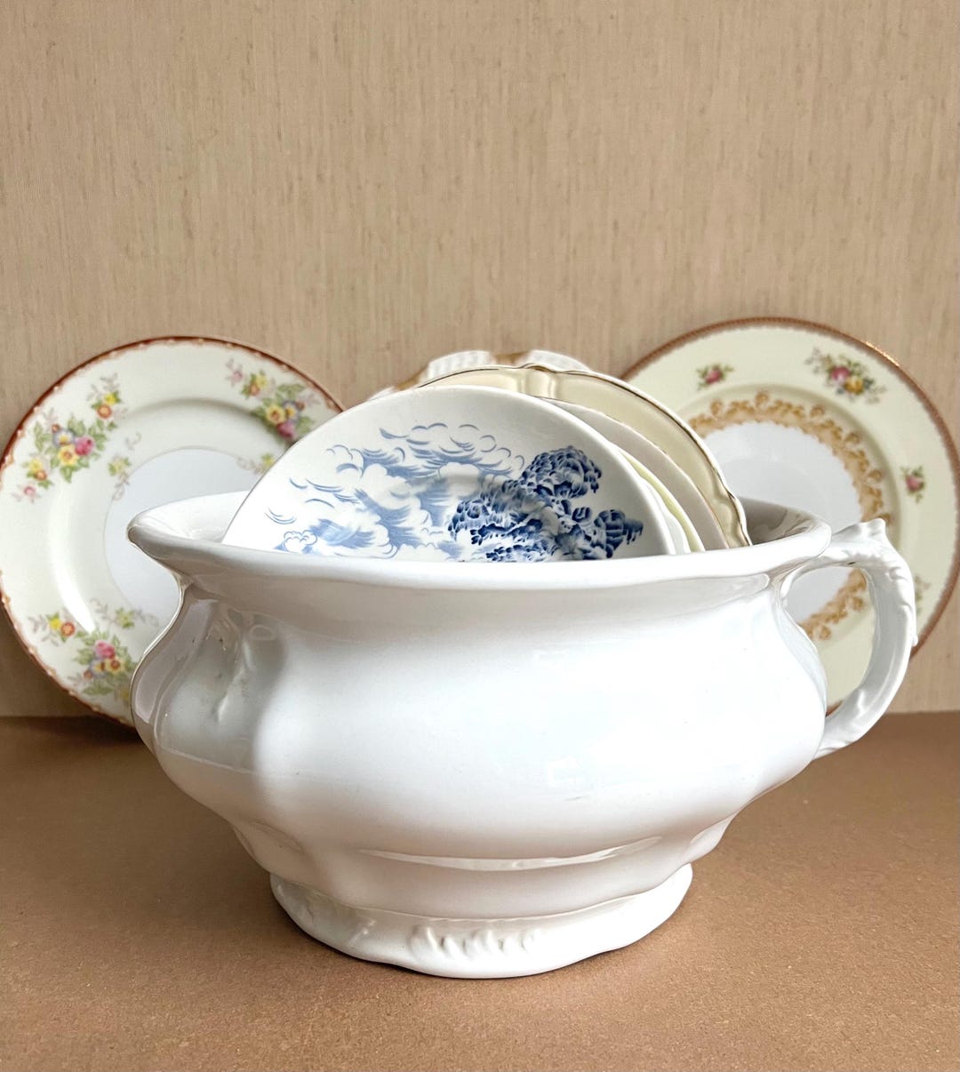 Vintage Chamber Pot - Royal Ironstone China - Johnson Bros. England ...