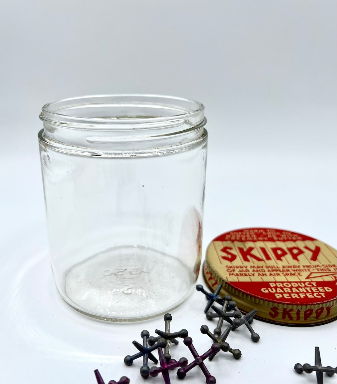 Vintage Skippy Jar With Lid Retro Kitchen Decor Useful Vintage Vintage ...