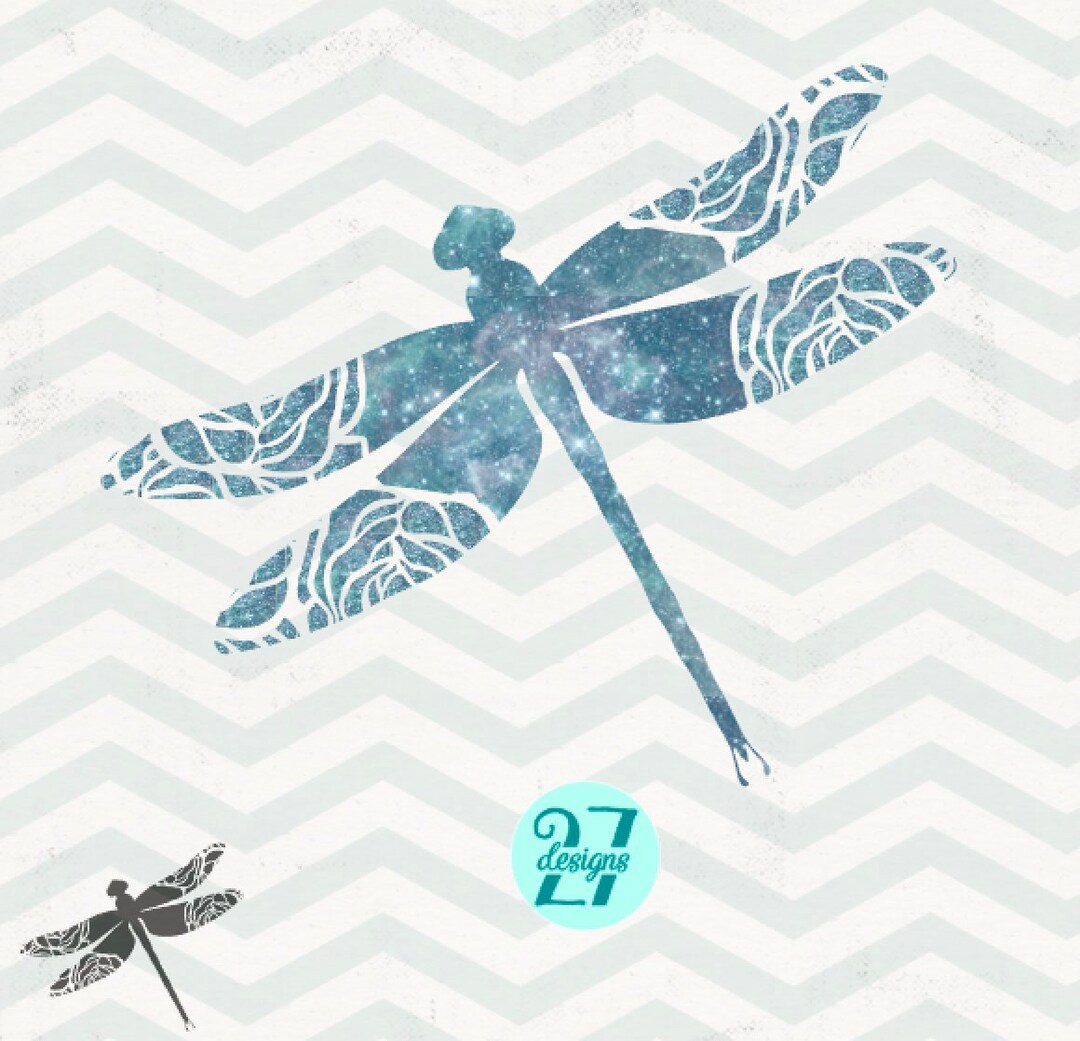 Dragonfly SVG Cute File With Rose Wings - Etsy