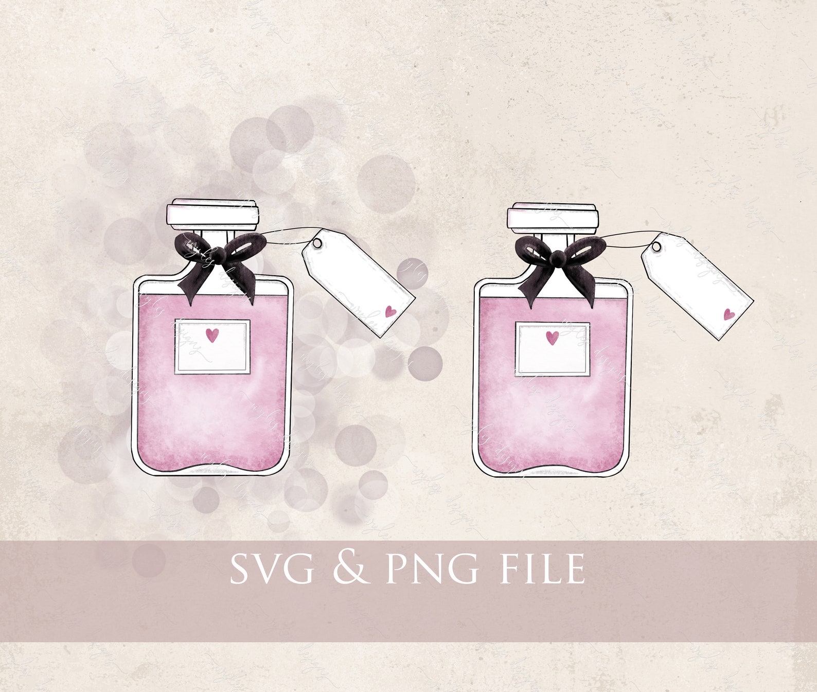 Perfume Clip Art Perfume Bottle Clipart Digital Download PNG - Etsy