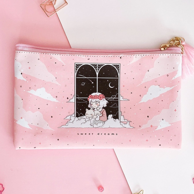 White Pencil Cases - Etsy