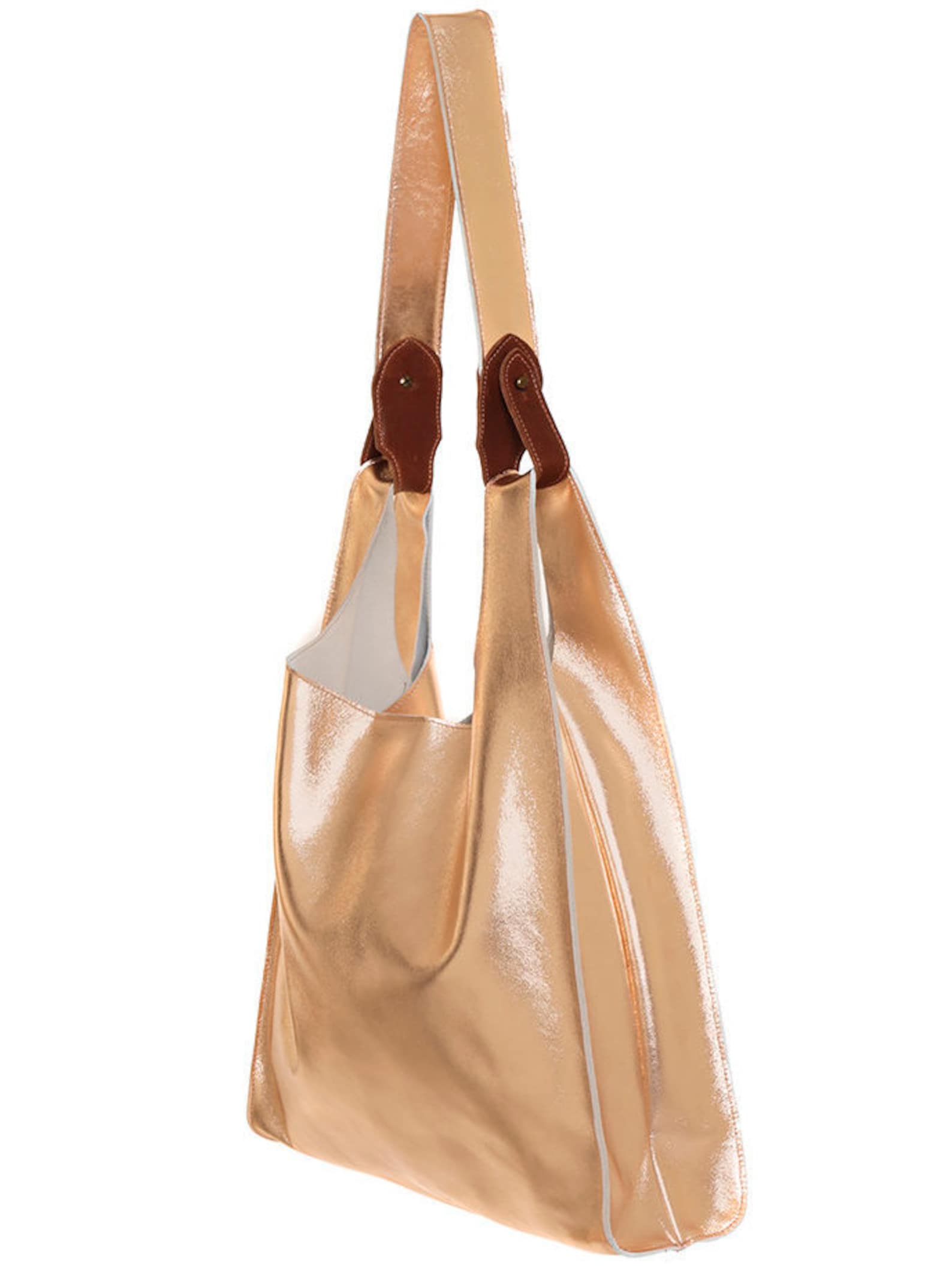 Gold Leather Tote Metallic Leather Bag Golden Tote Bag Gold - Etsy