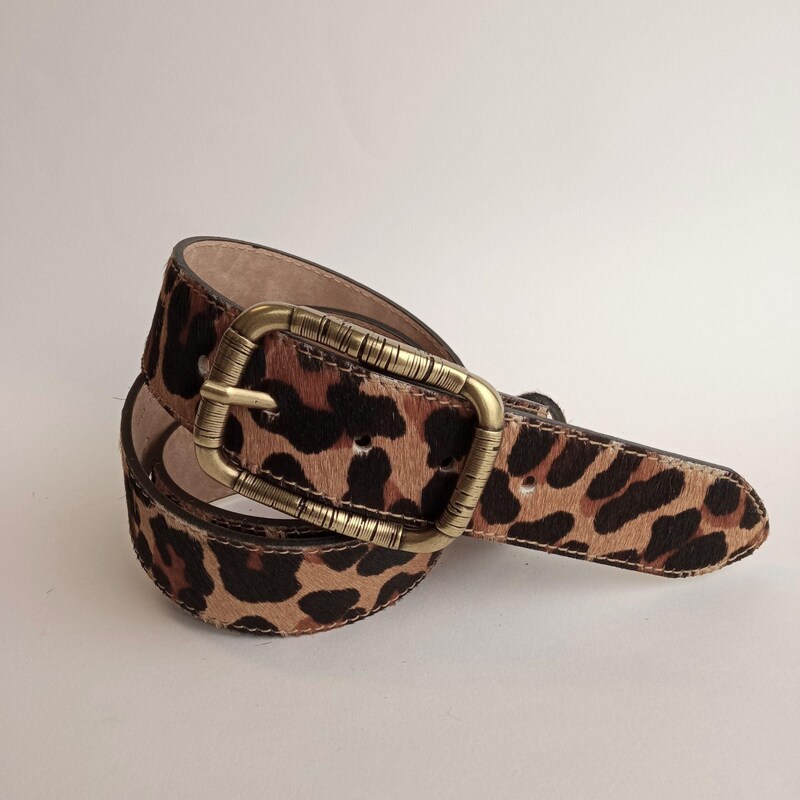 Leopard Print Belt - Etsy