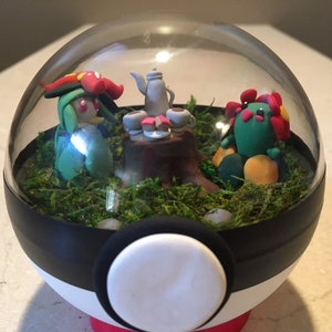 Build Your Own Pokeball Terrarium Pokemon Nintendo Custom Design Your ...