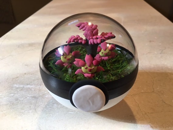 Cherrim pokeball terrarium pokemon cherry tree nintendo | Etsy