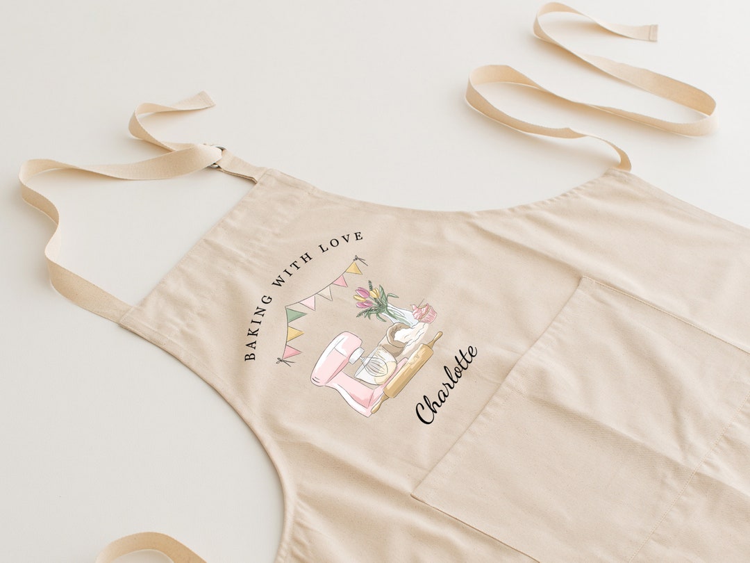 Personalised Apron Gift Baking Personalised Apron Gift Cupcake Baking ...