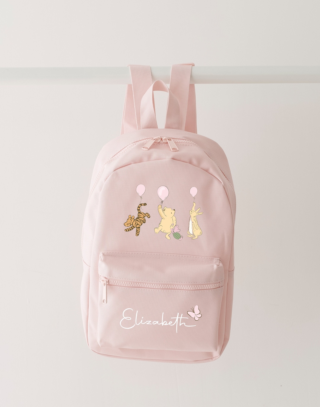 Personalised Classic Winnie the Pooh Backpack Rucksack School Bag ...