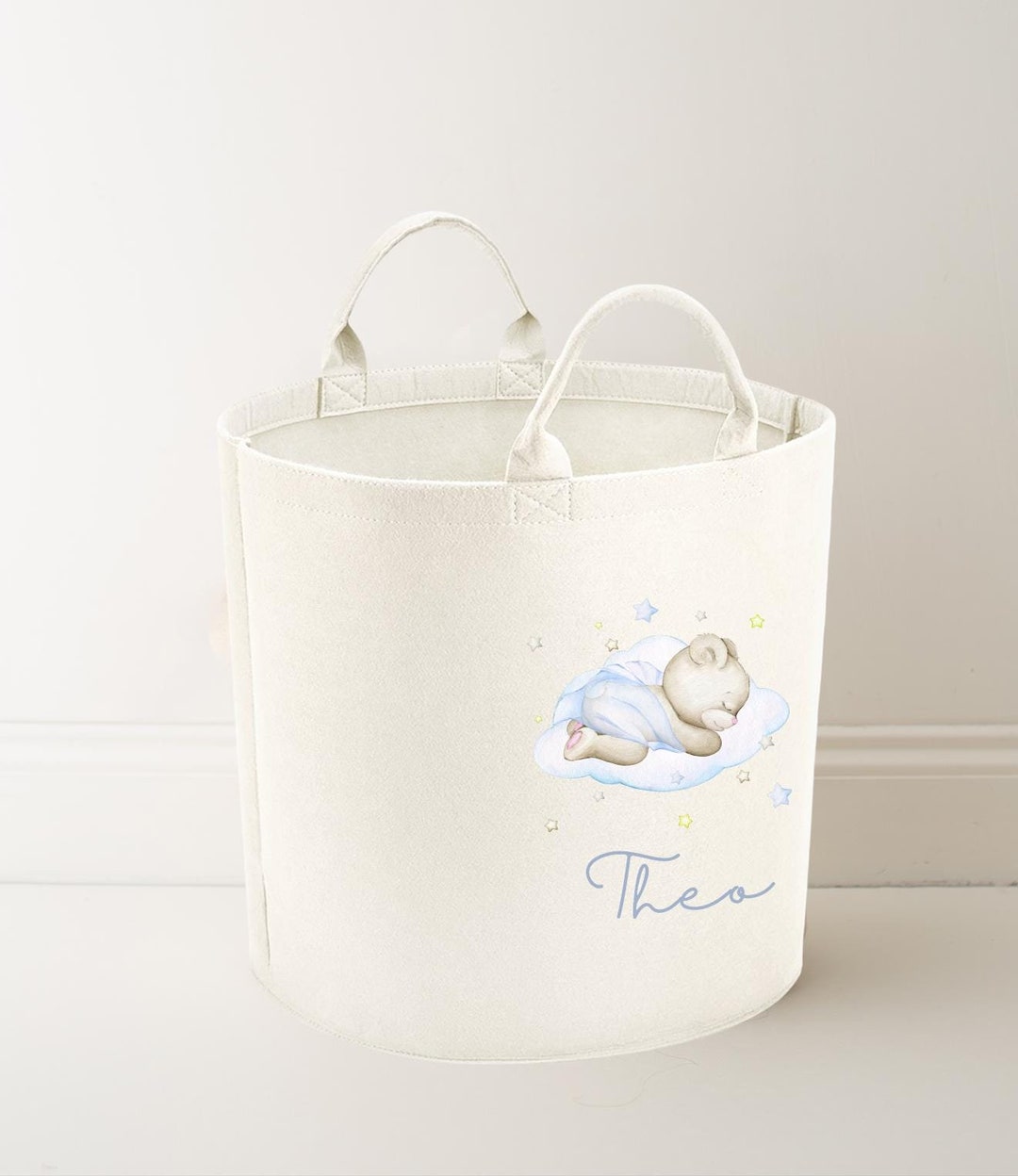 Personalised Teddy Storage ,toy Tub, Basket, Toy Box, Baby Shower Gift ...