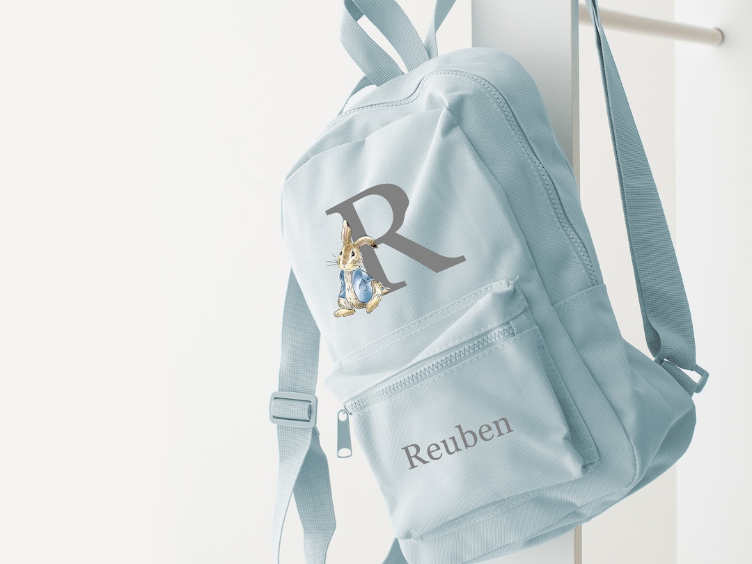 Personalised Rabbit Bag and Bottle Set Rucksack Backpack School Nursery ...