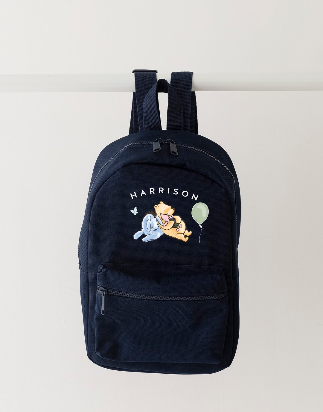 Personalised Classic Winnie the Pooh Backpack Rucksack School Bag ...