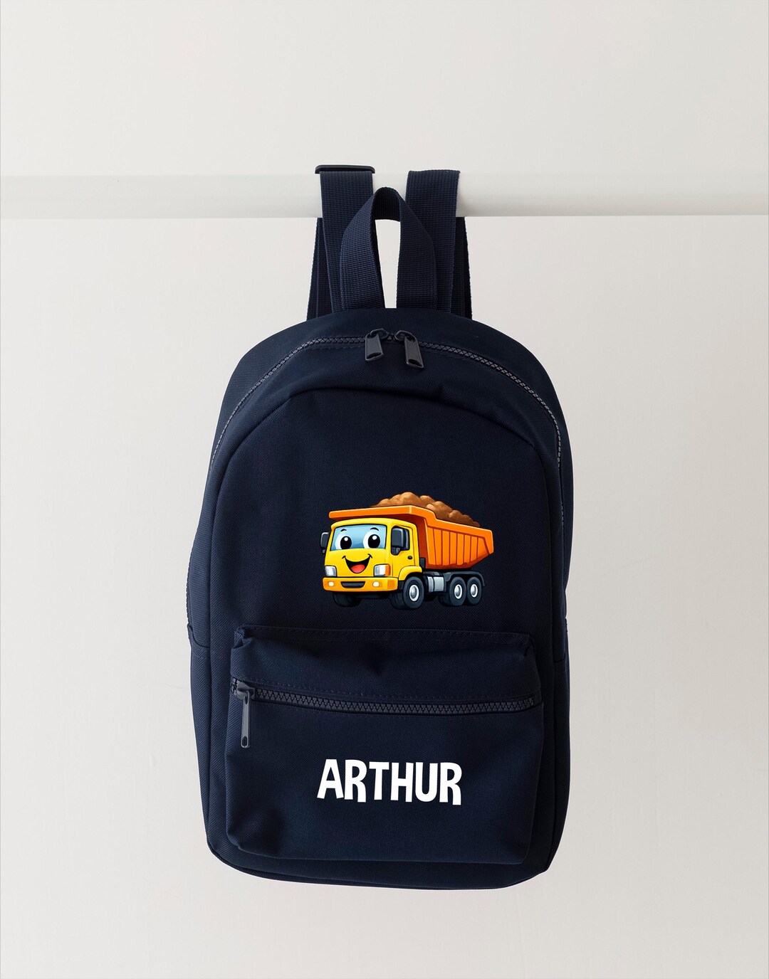 Personalised Construction Backpack, Truck Mini Children’s Rucksack ...