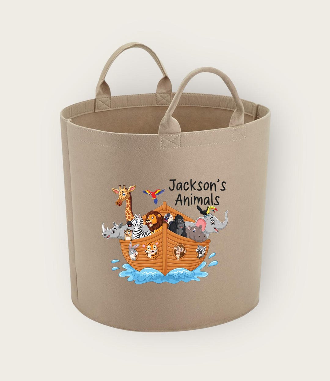 Personalised Noahs Ark Toy Storage, Toy Tub, Storage Basket, Toy Box ...
