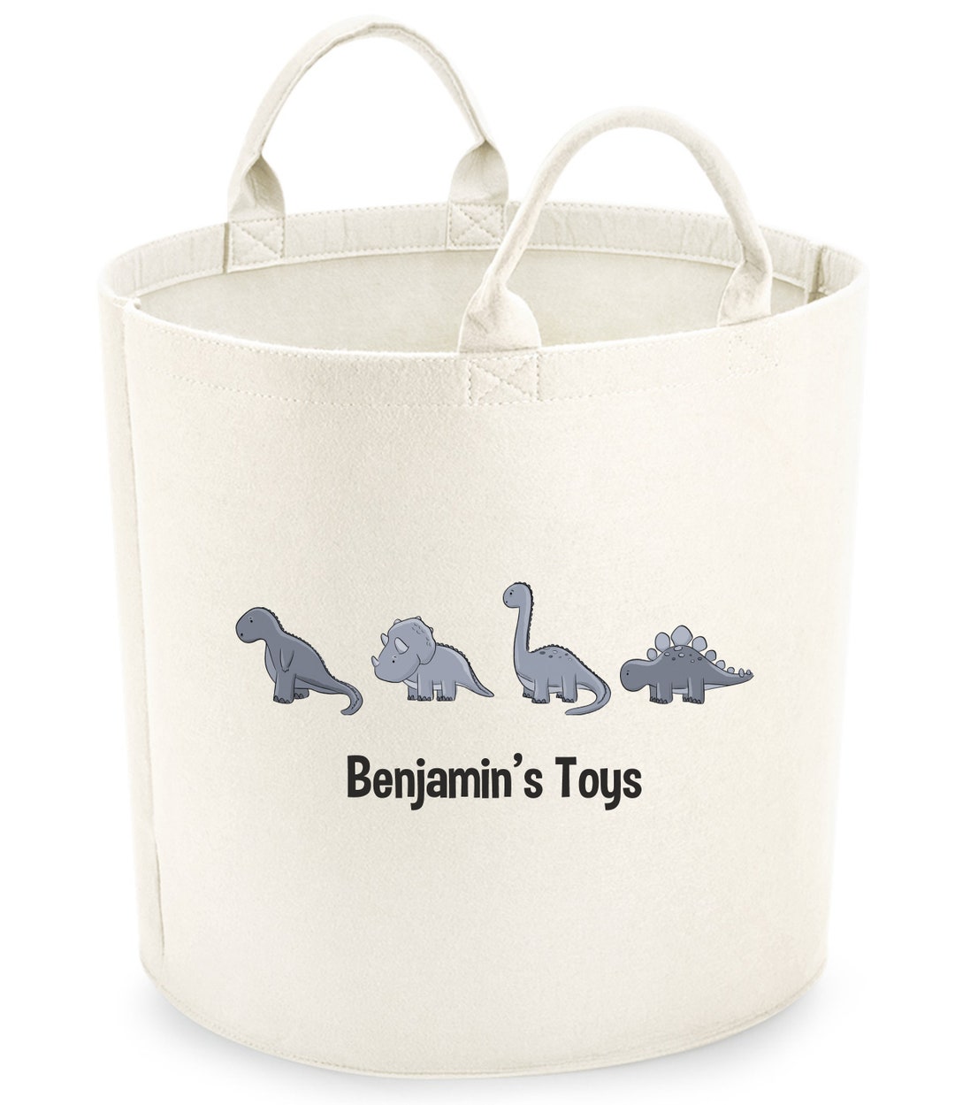 Personalised Dinosaur Storage , Toy Tub, Storage Basket, Toy Box, Baby ...