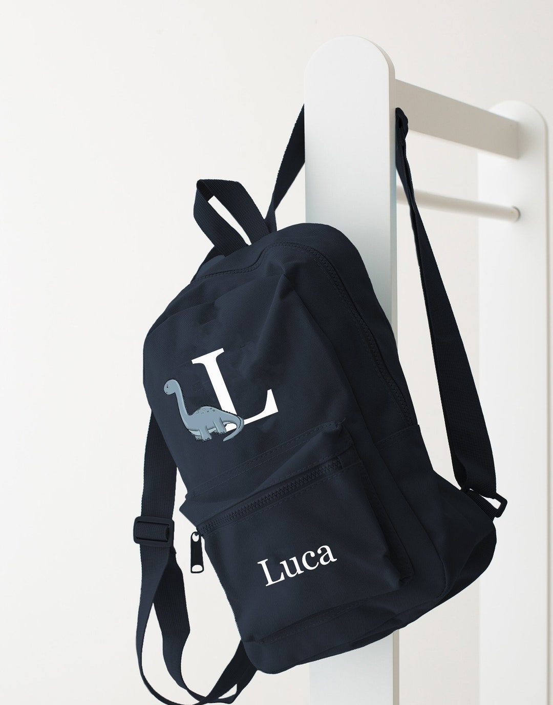 Personalised Dinosaur Backpack Rucksack ,initial and Name, School Bag ...