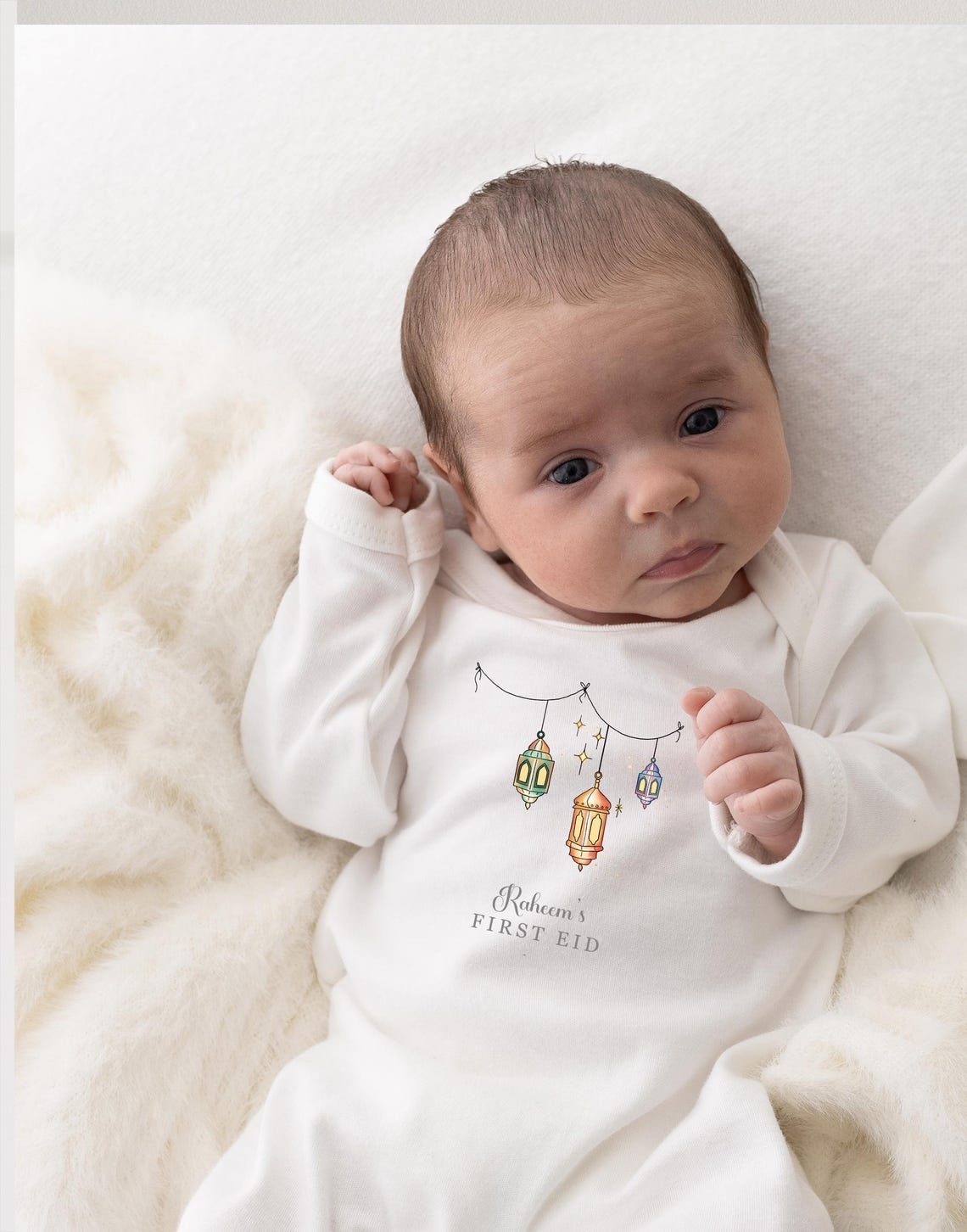 Personalised Eid Baby Grow First Eid Baby Gift -my First Eid- Ramadan ...