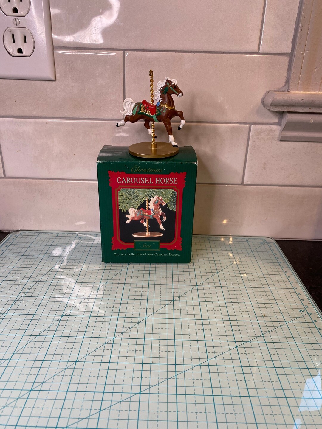 Hallmark Christmas Carousel Horse Star #3 - Etsy