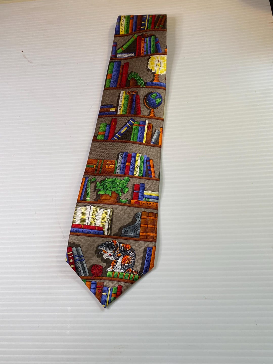 RM Ralph Marlin Style Men’s Necktie “book” 1996 - Etsy
