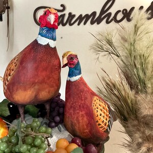 Eco Friendly Faux Taxidermy Ring Neck Pheasant 2 Pheasants - Etsy