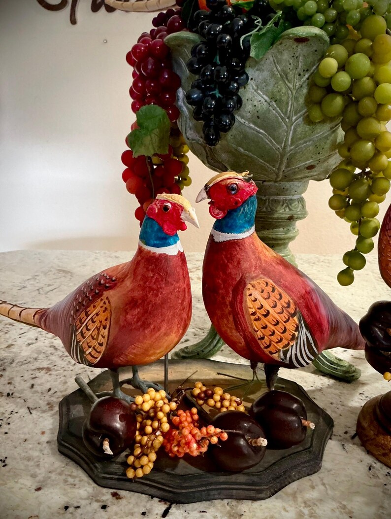 Eco Friendly Faux Taxidermy Ring Neck Pheasant 2 Pheasants - Etsy