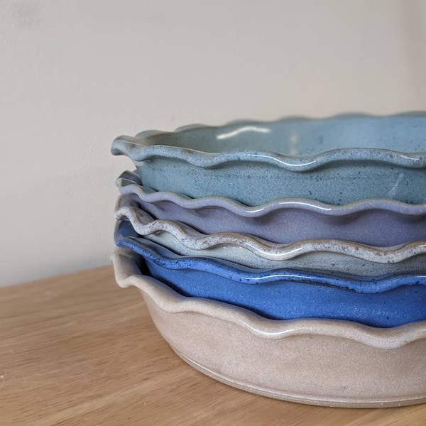 Ceramic Pie Plate - Etsy