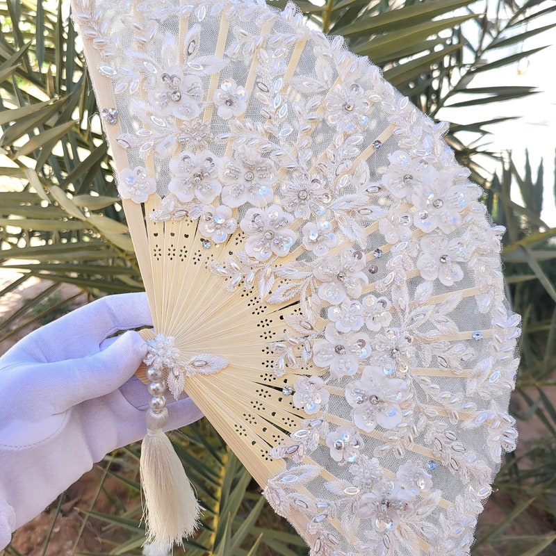 Lace Hand Fan - Etsy