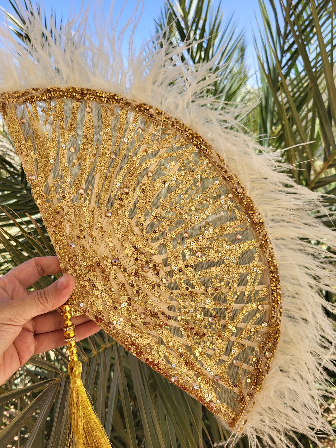 Golden Lace Fan for Wedding,golden fan, Hand Fan,Handheld Fans, Wedding ...