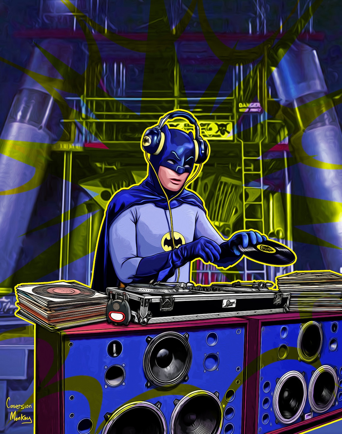 DJ Batman - Etsy