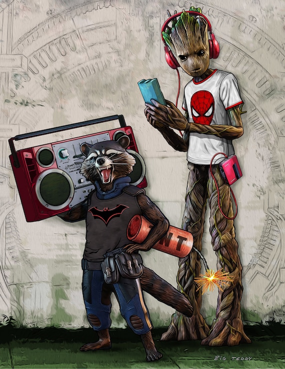 Rocket Raccoon And Groot Comic