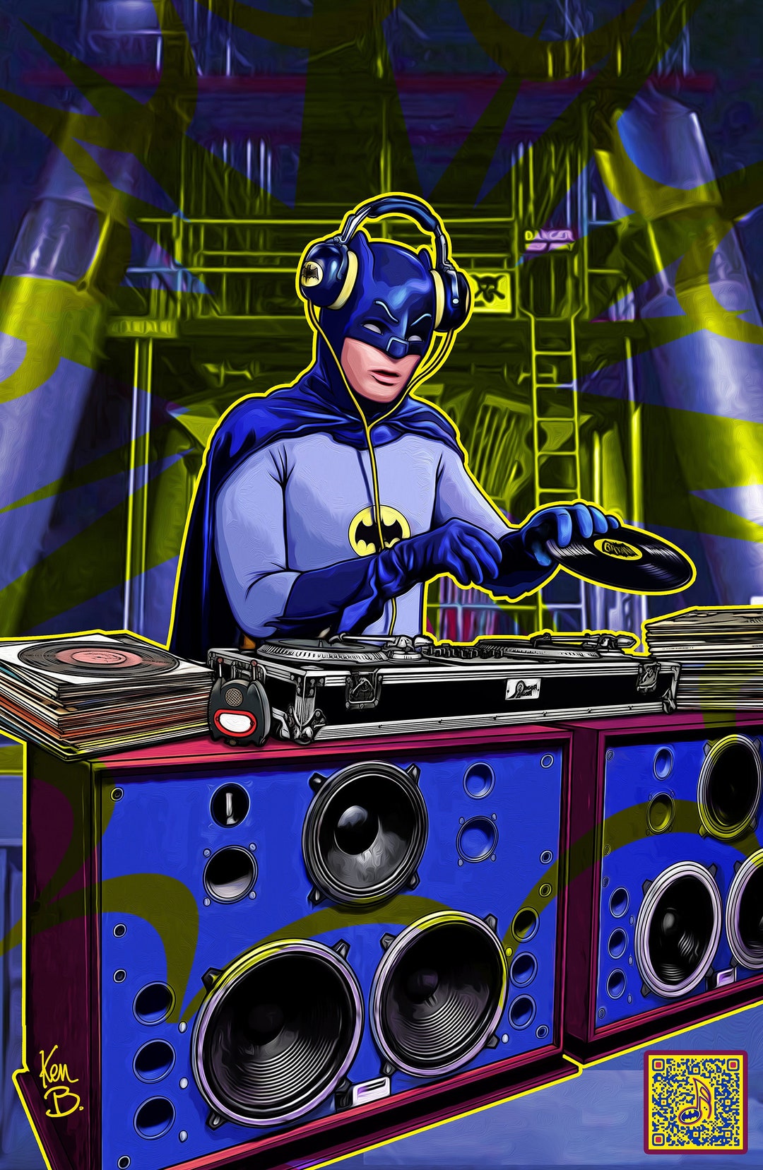 DJ Batman - Etsy