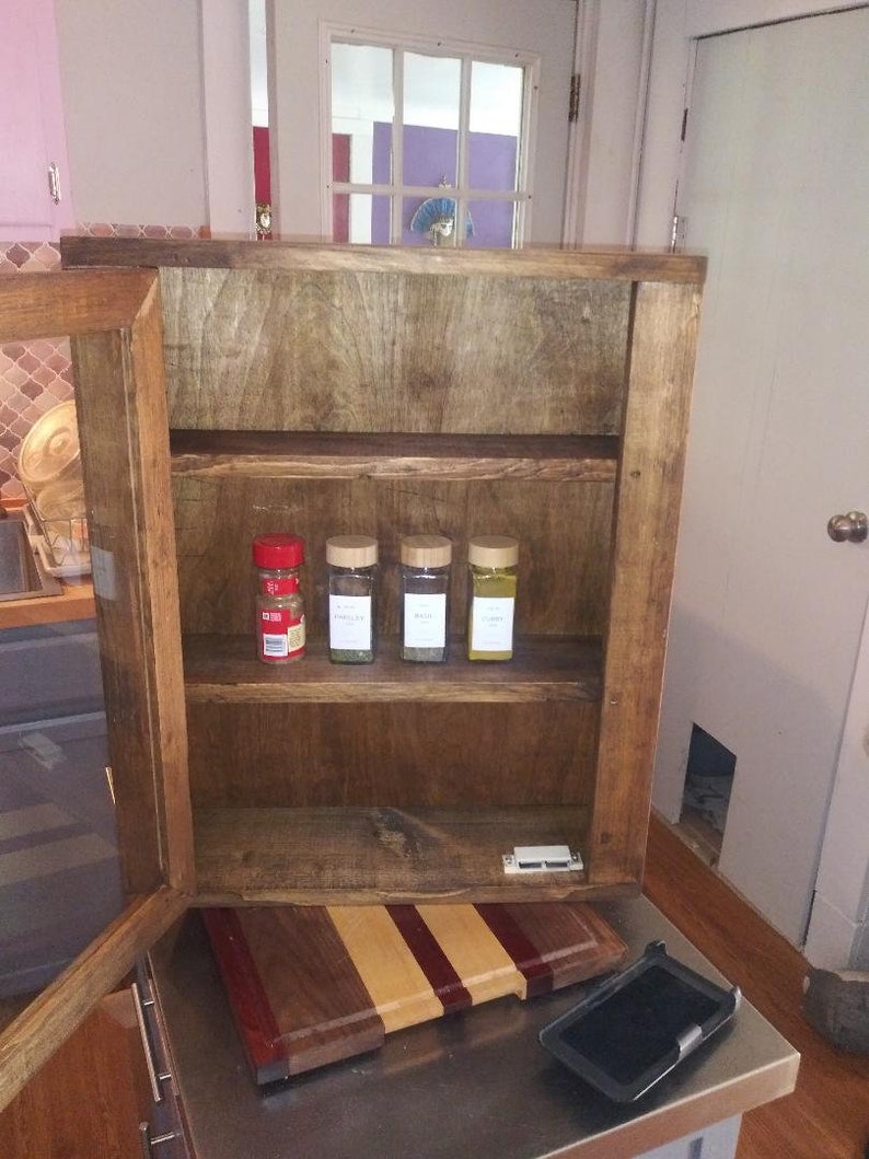 Spice Cabinet Knick Knack Cabinet. - Etsy