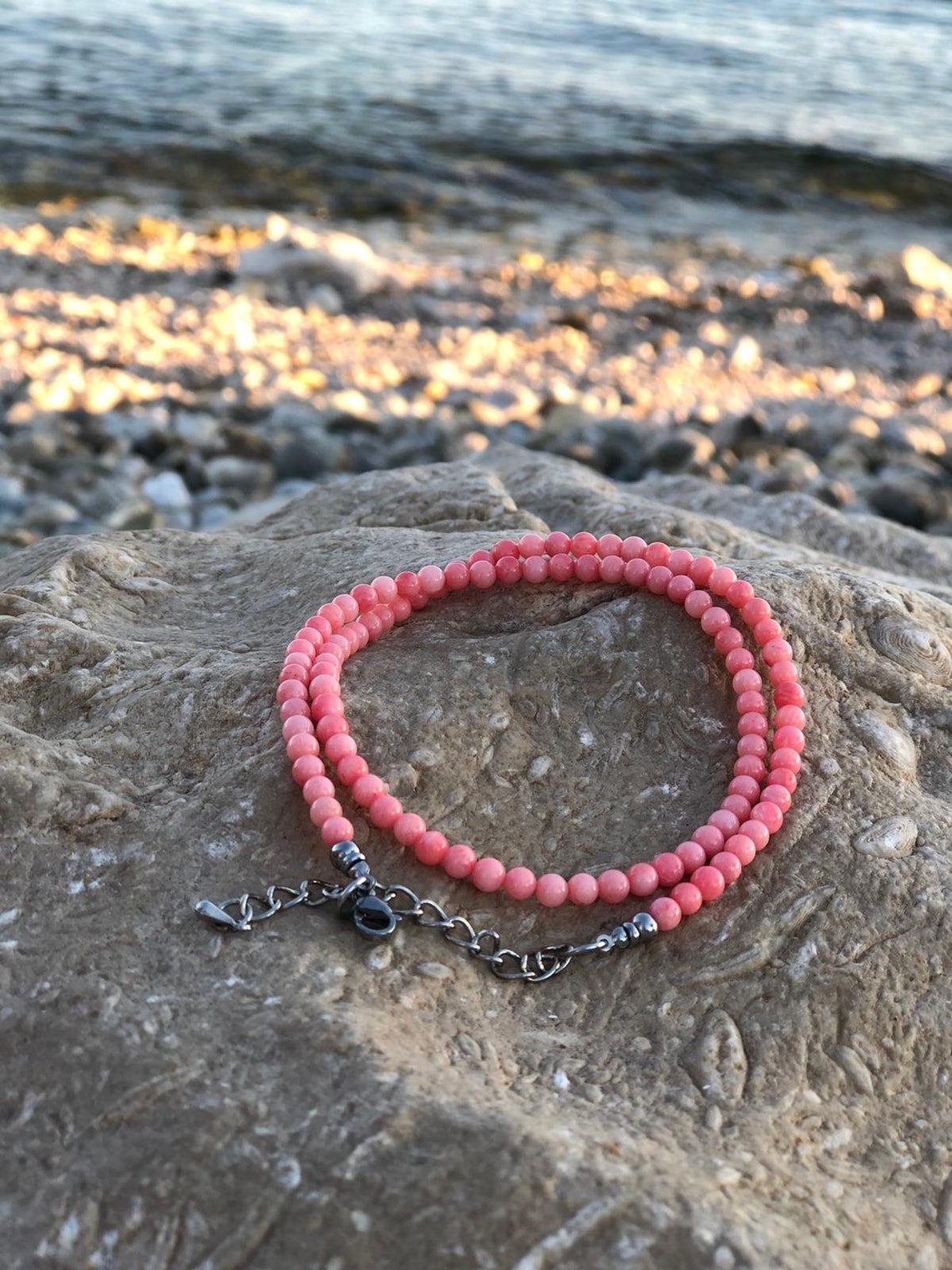 Coral Necklace Pink Coral Necklace Natural Coral Necklace - Etsy