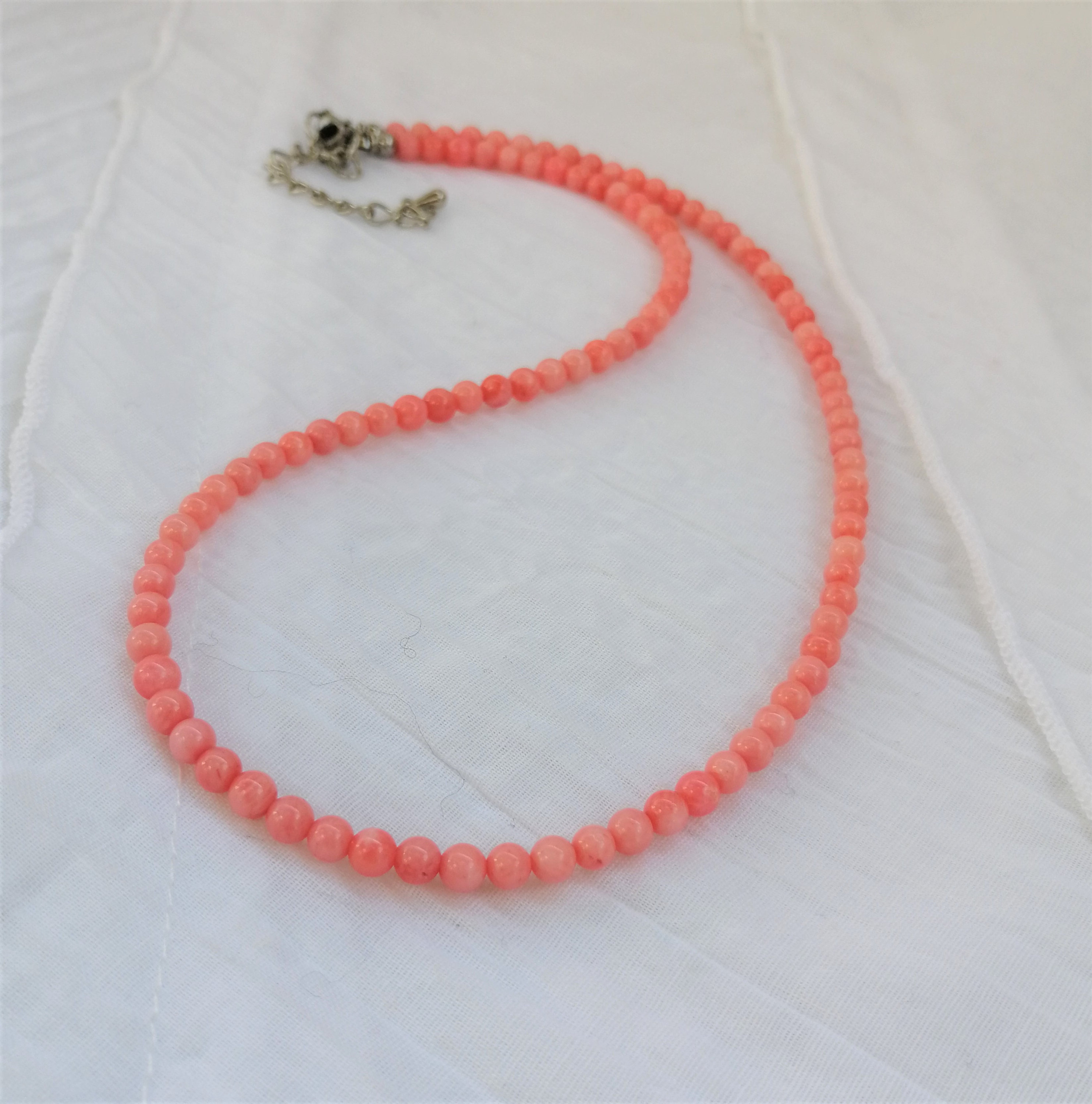 Coral Necklace Pink Coral Necklace Natural Coral Necklace - Etsy