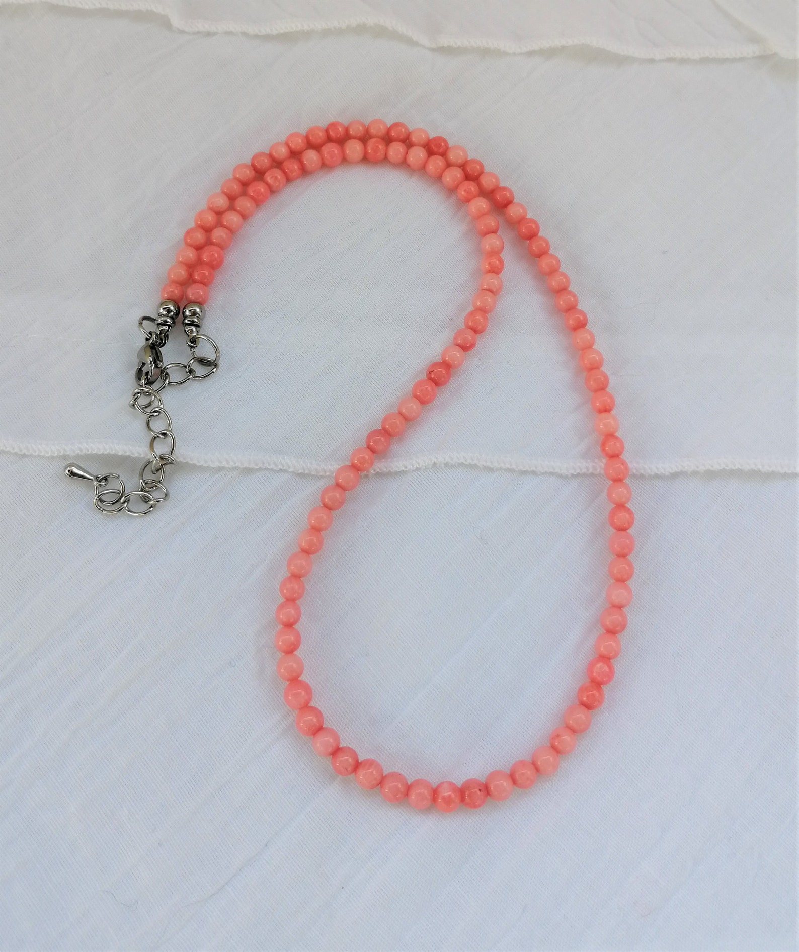 Coral Necklace Pink Coral Necklace Natural Coral Necklace - Etsy