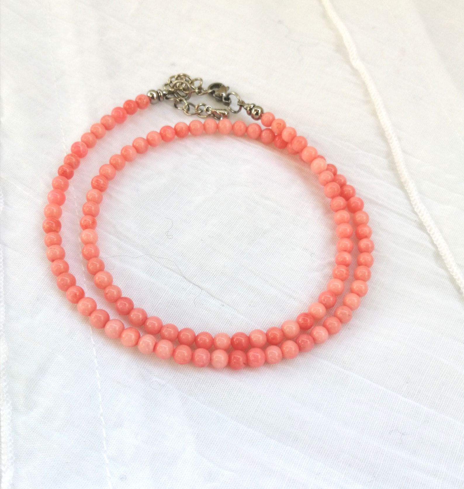 Coral Necklace Pink Coral Necklace Natural Coral Necklace - Etsy