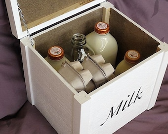 Porch milk box | Etsy