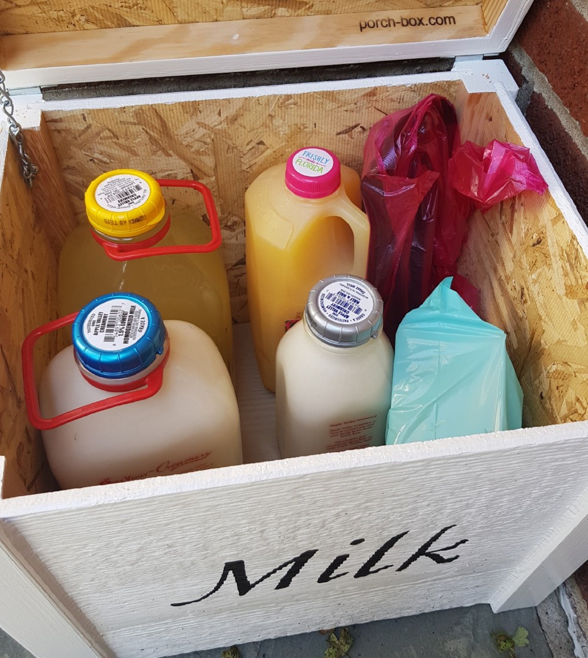 Wooden Milk Box Small Handcrafted New Our most popular | Etsy