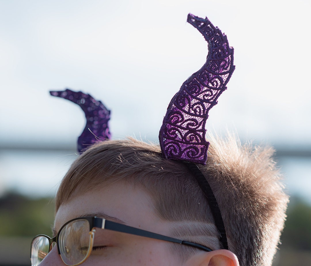 Lace HORN Head Band - Etsy